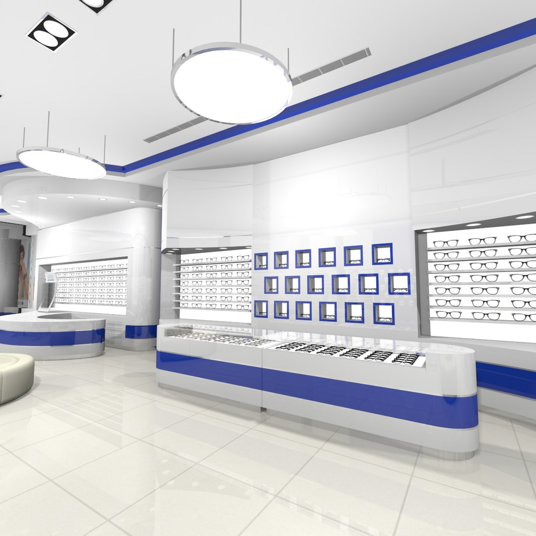 Optical Shop 3D Model - TurboSquid 1322656