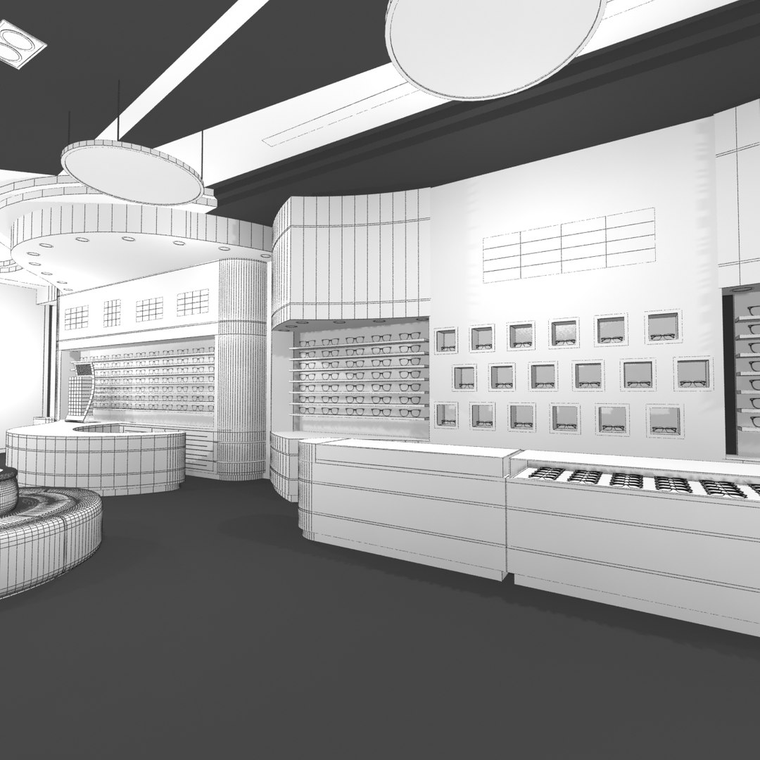 Optical Shop 3D Model - TurboSquid 1322656