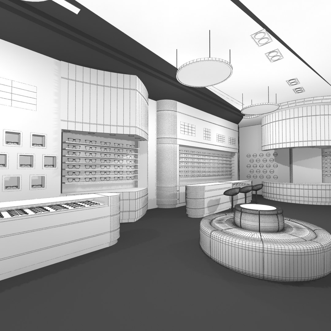 Optical Shop 3D Model - TurboSquid 1322656