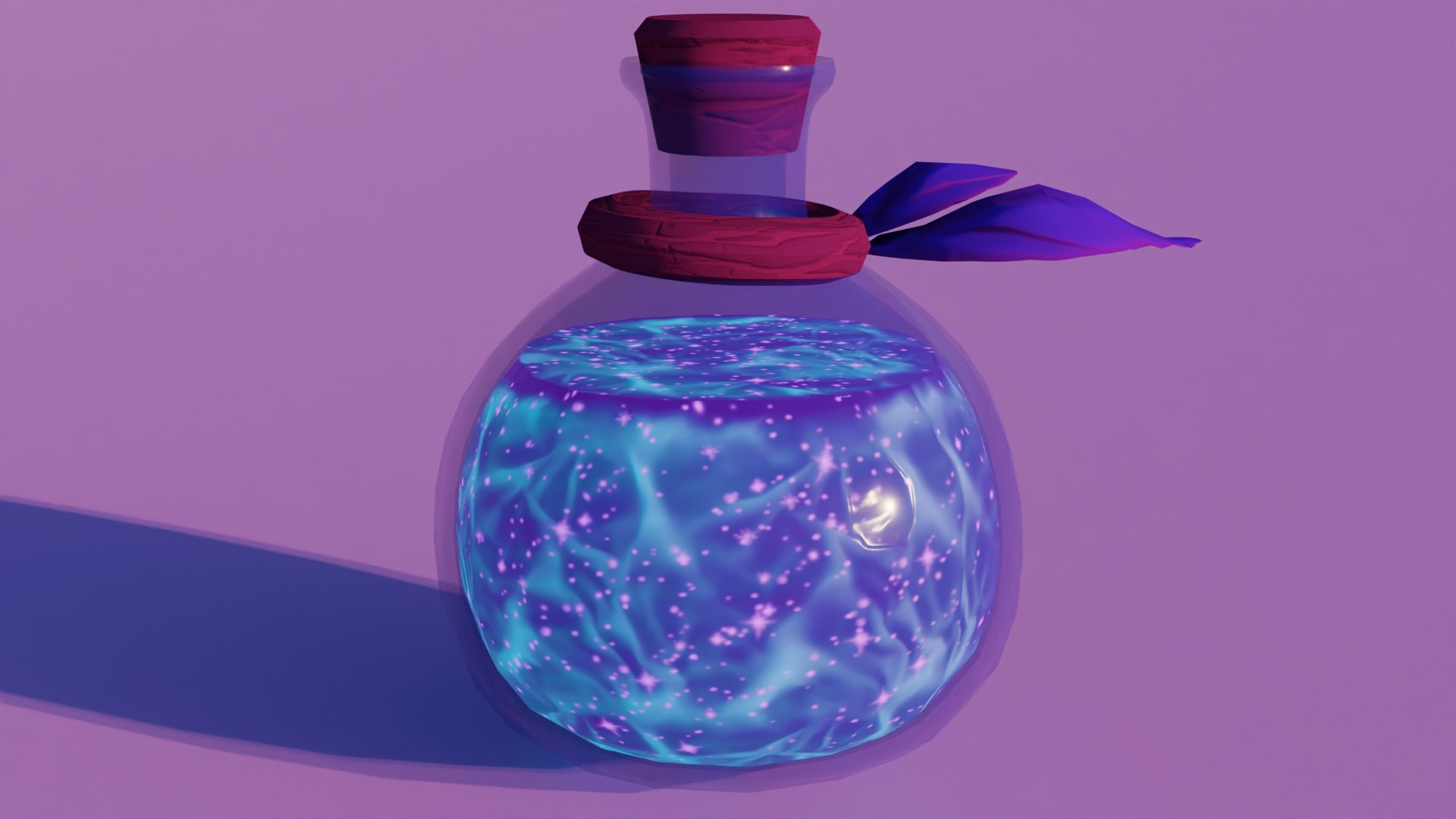 3D Stylized Dark Potion - TurboSquid 2071339