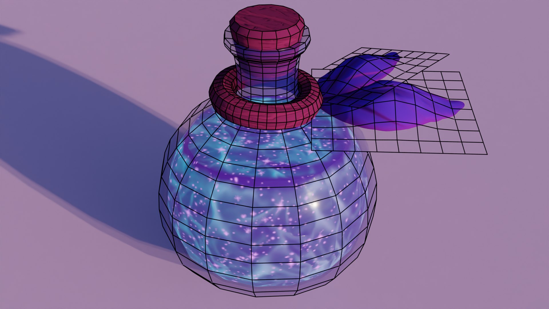 3D Stylized Dark Potion - TurboSquid 2071339