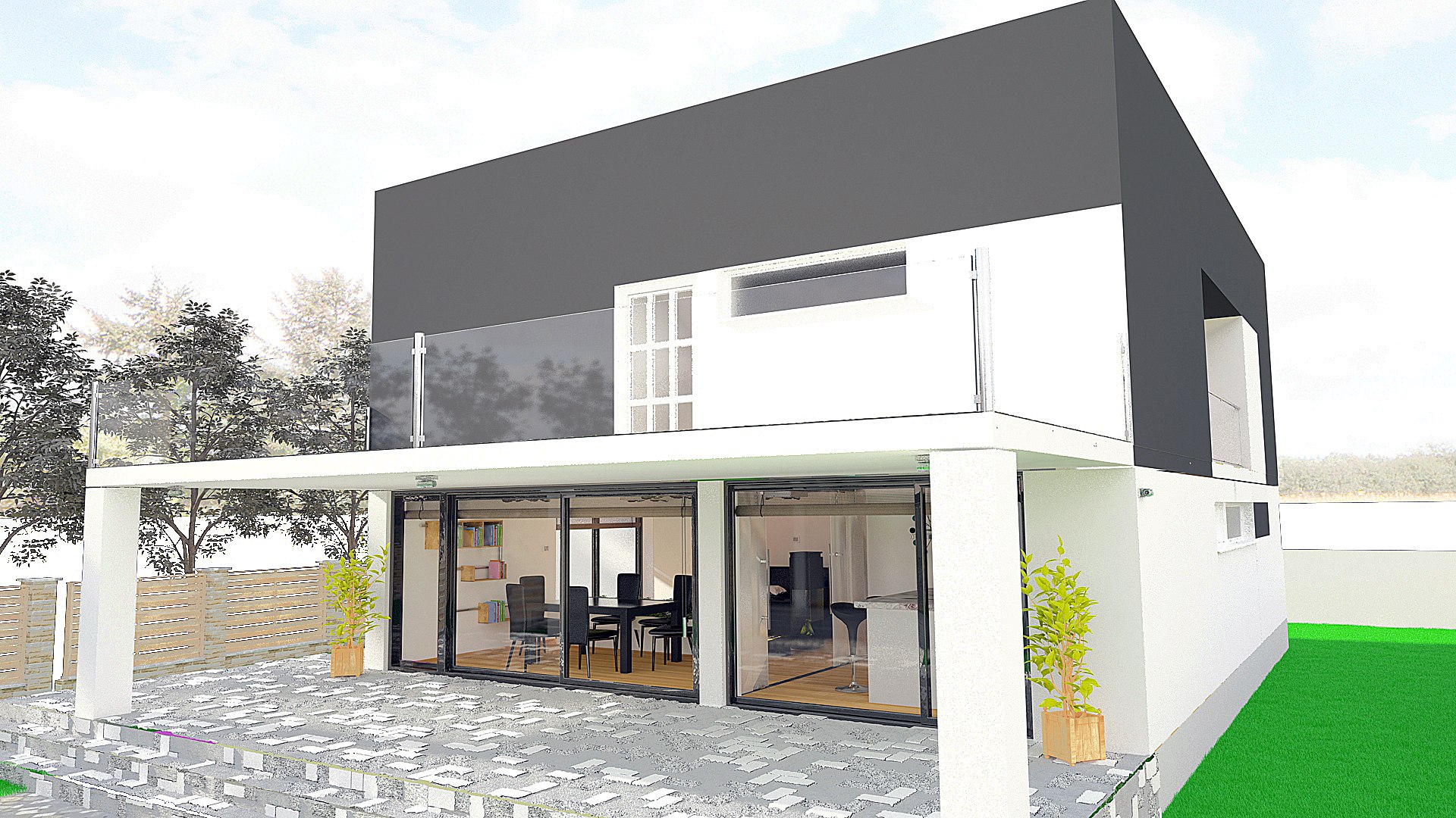 House Modern 3d Max
