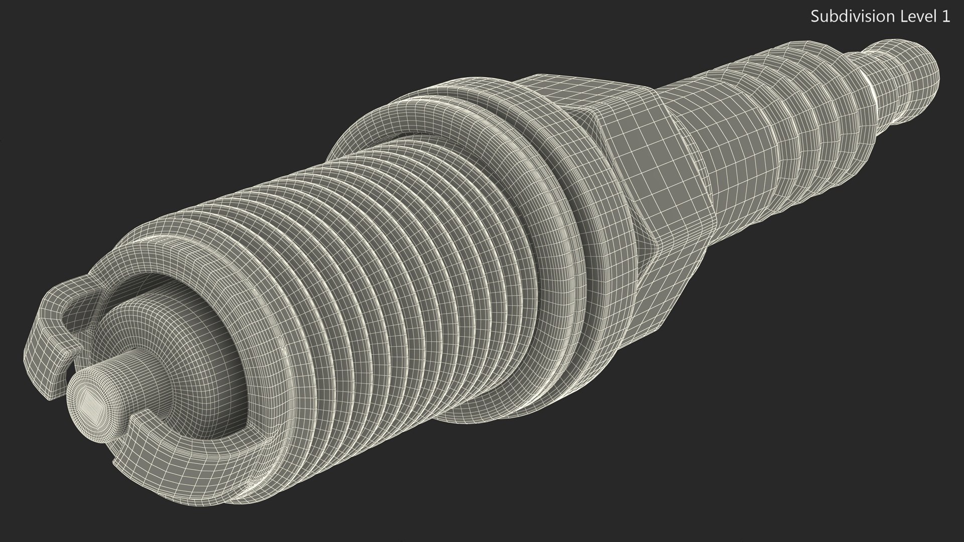 3D Model Twin Electrode Spark Plug - TurboSquid 2148604
