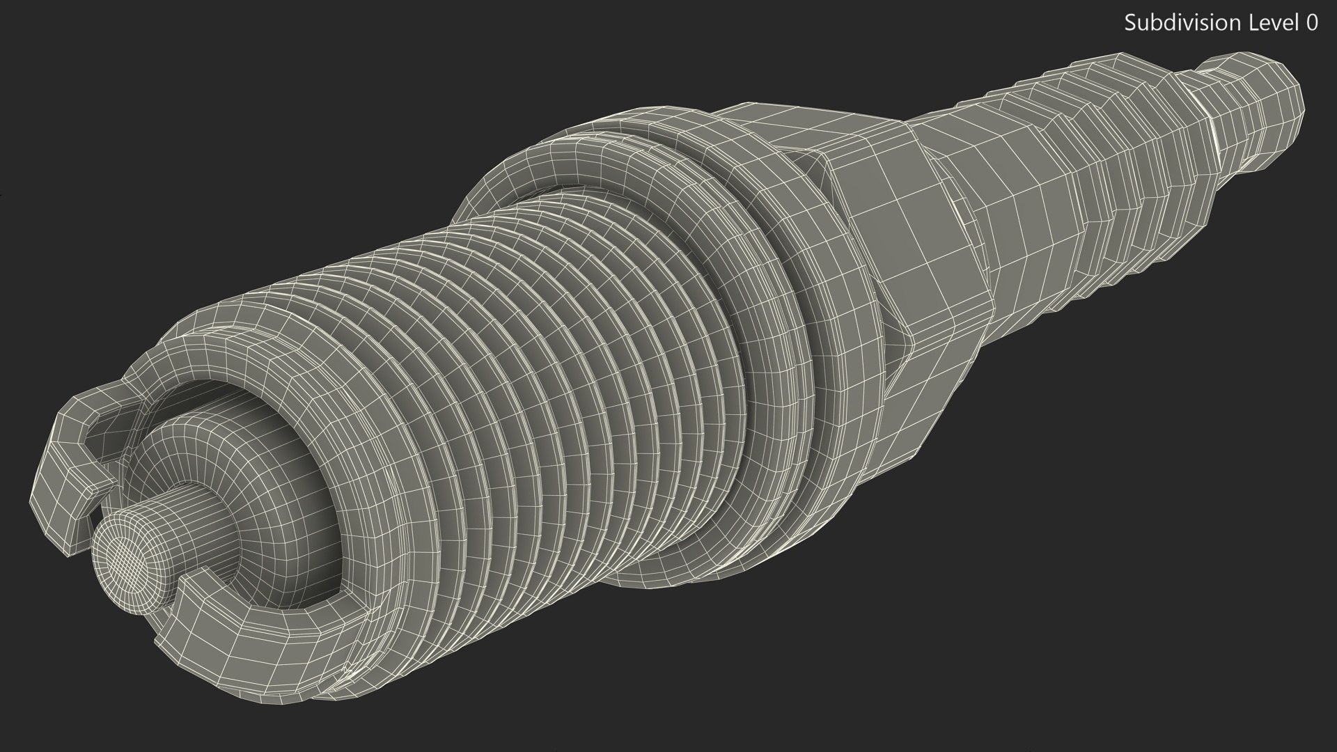 3D Model Twin Electrode Spark Plug - TurboSquid 2148604