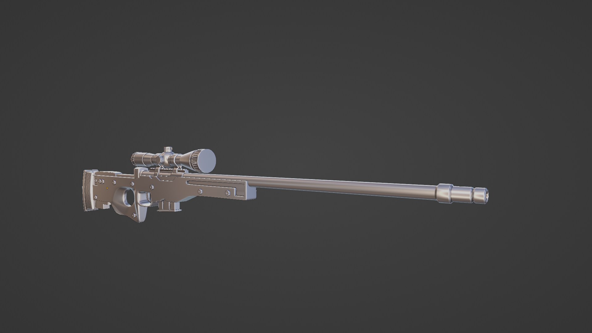 AWM 3D WEAPON MODEL 3D Model - TurboSquid 2170302
