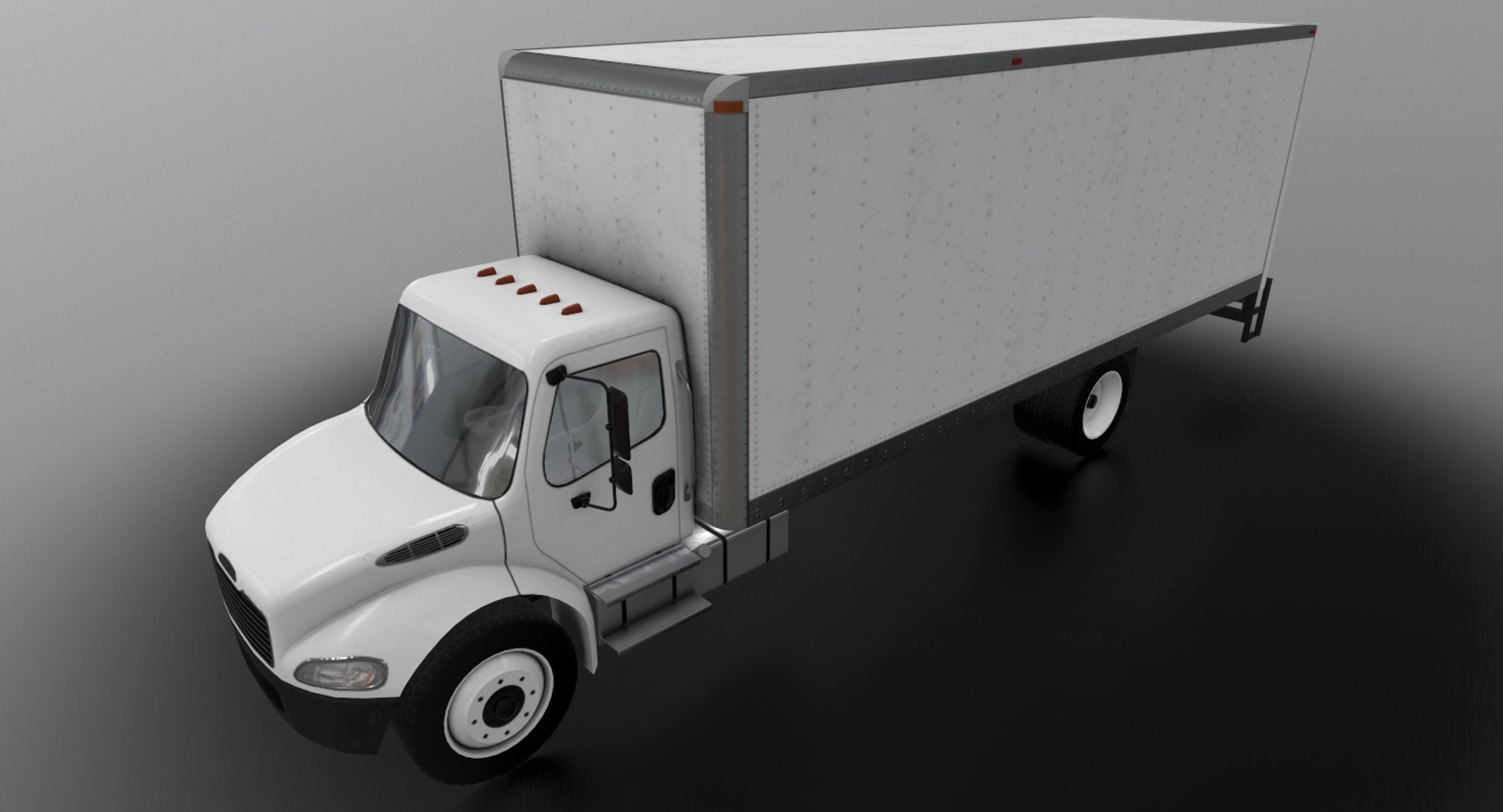 Realistic Freightliner M2 Box 3D Model - TurboSquid 1276276