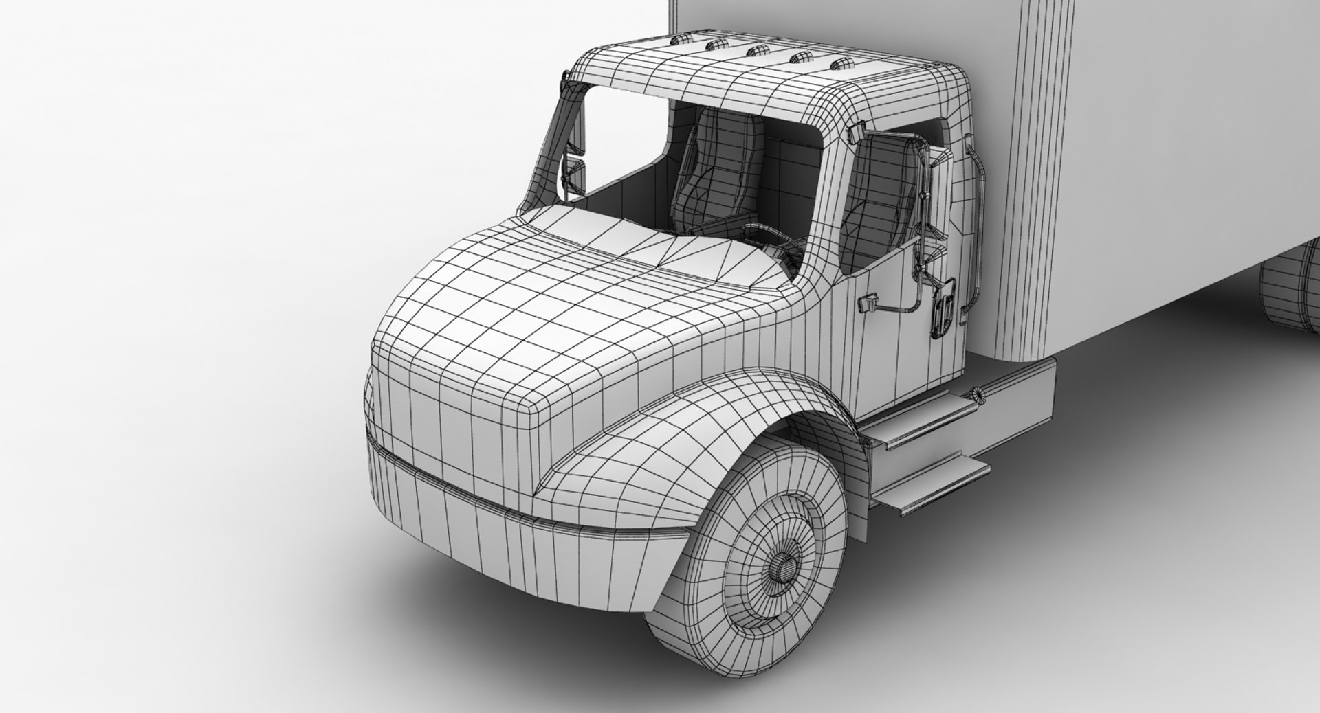 Realistic Freightliner M2 Box 3D Model - TurboSquid 1276276