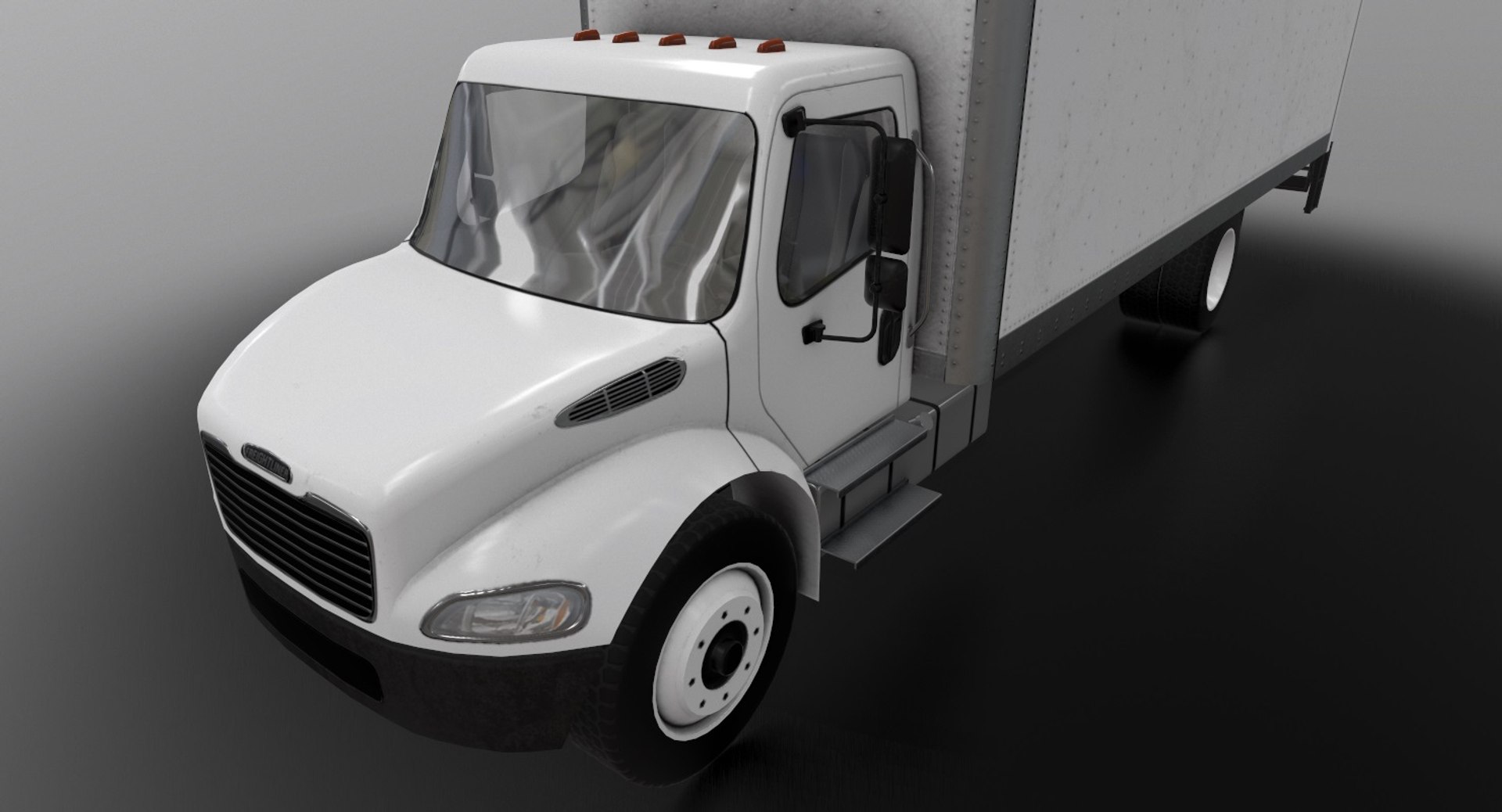 Realistic Freightliner M2 Box 3D Model - TurboSquid 1276276