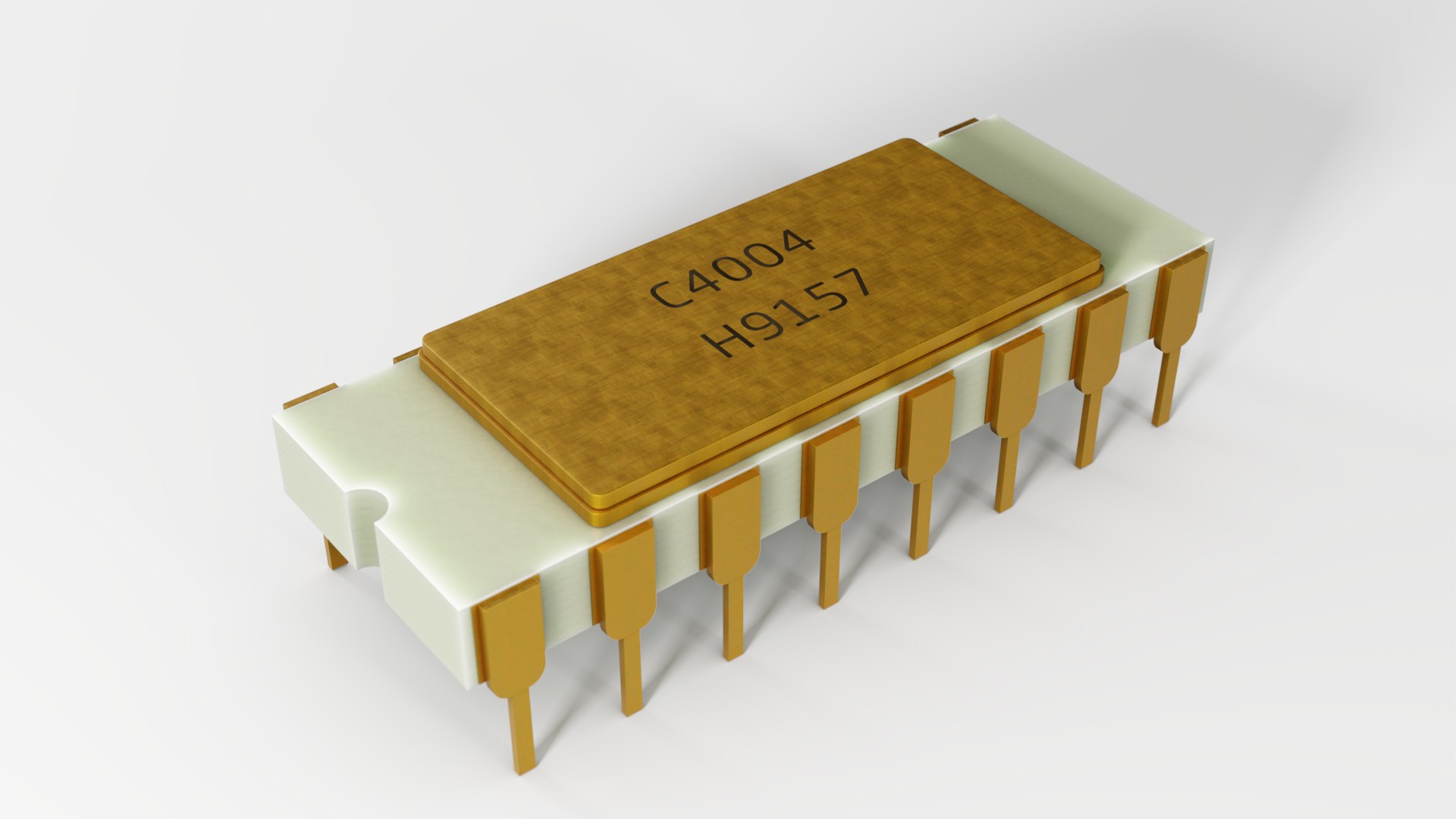 3D Intel C4004 Processor Model - TurboSquid 1871765