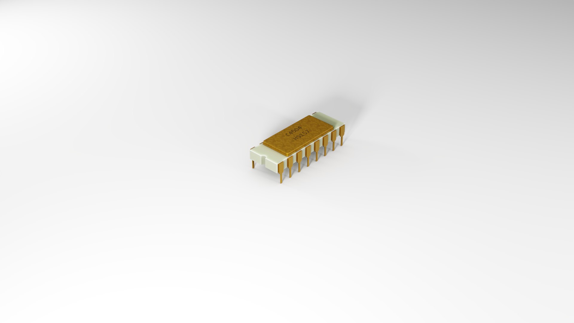 3D Intel C4004 Processor Model - TurboSquid 1871765