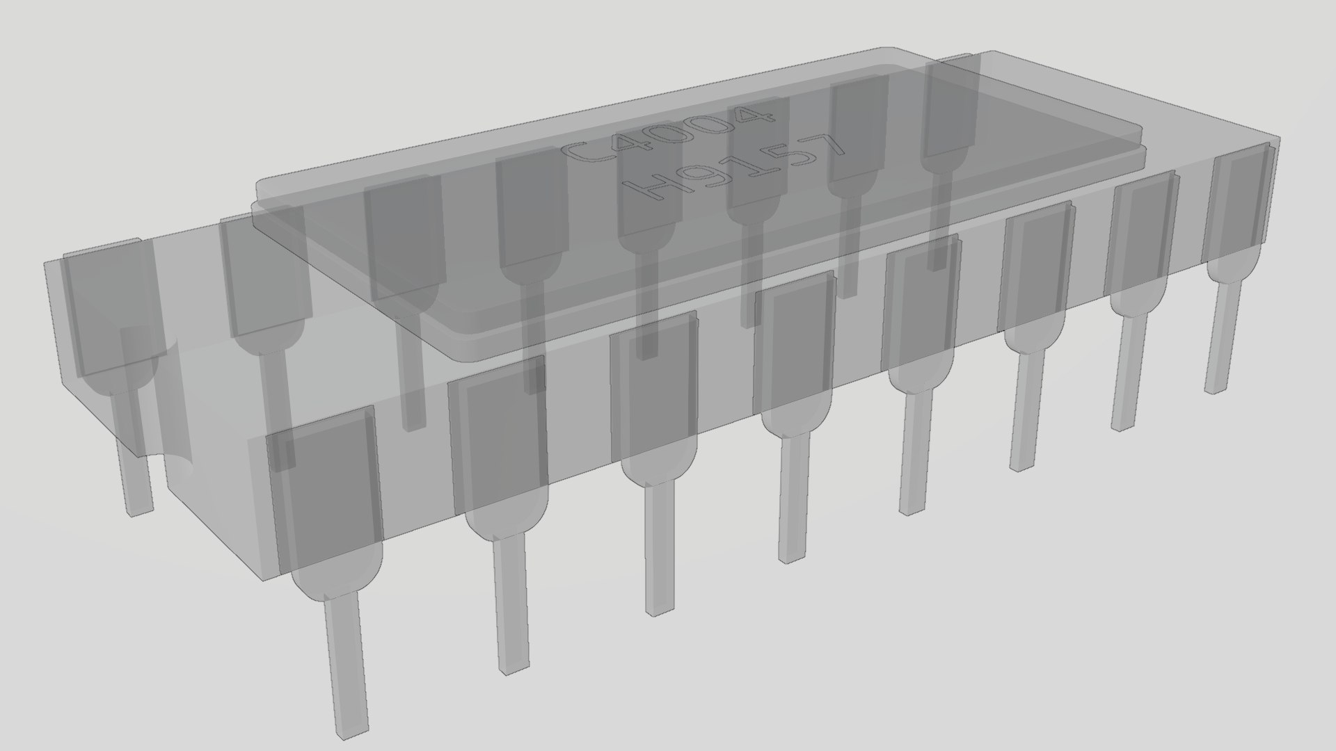 3D Intel C4004 Processor Model - TurboSquid 1871765