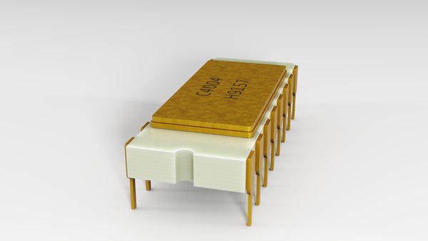 3D Intel C4004 Processor model - TurboSquid 1871765