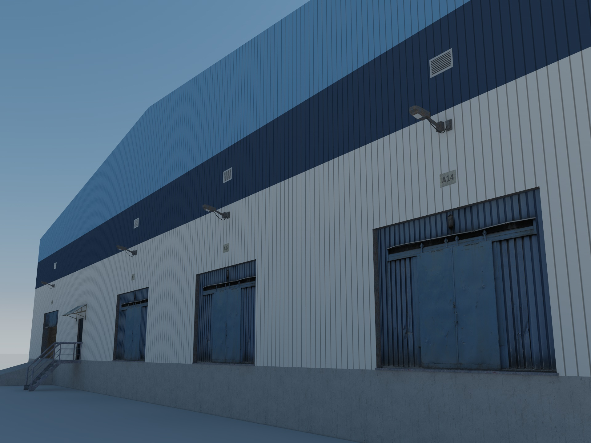 modelo 3d Warehouse Logistic Building 2 - TurboSquid 2065886