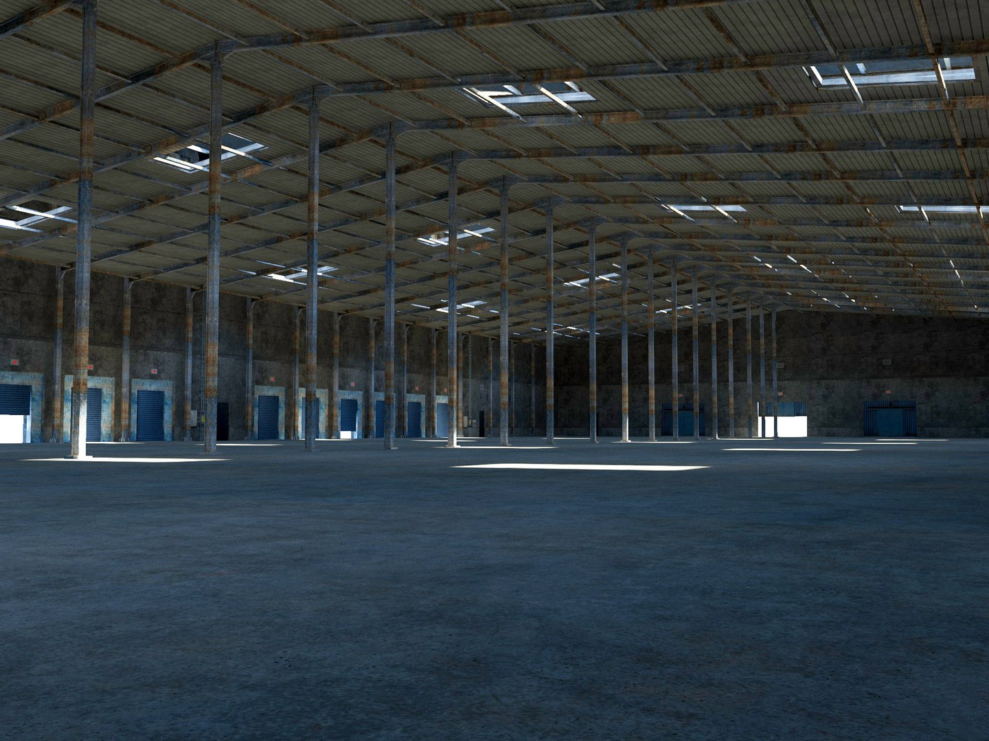 3D Warehouse Logistic Building 2 model - TurboSquid 2065886