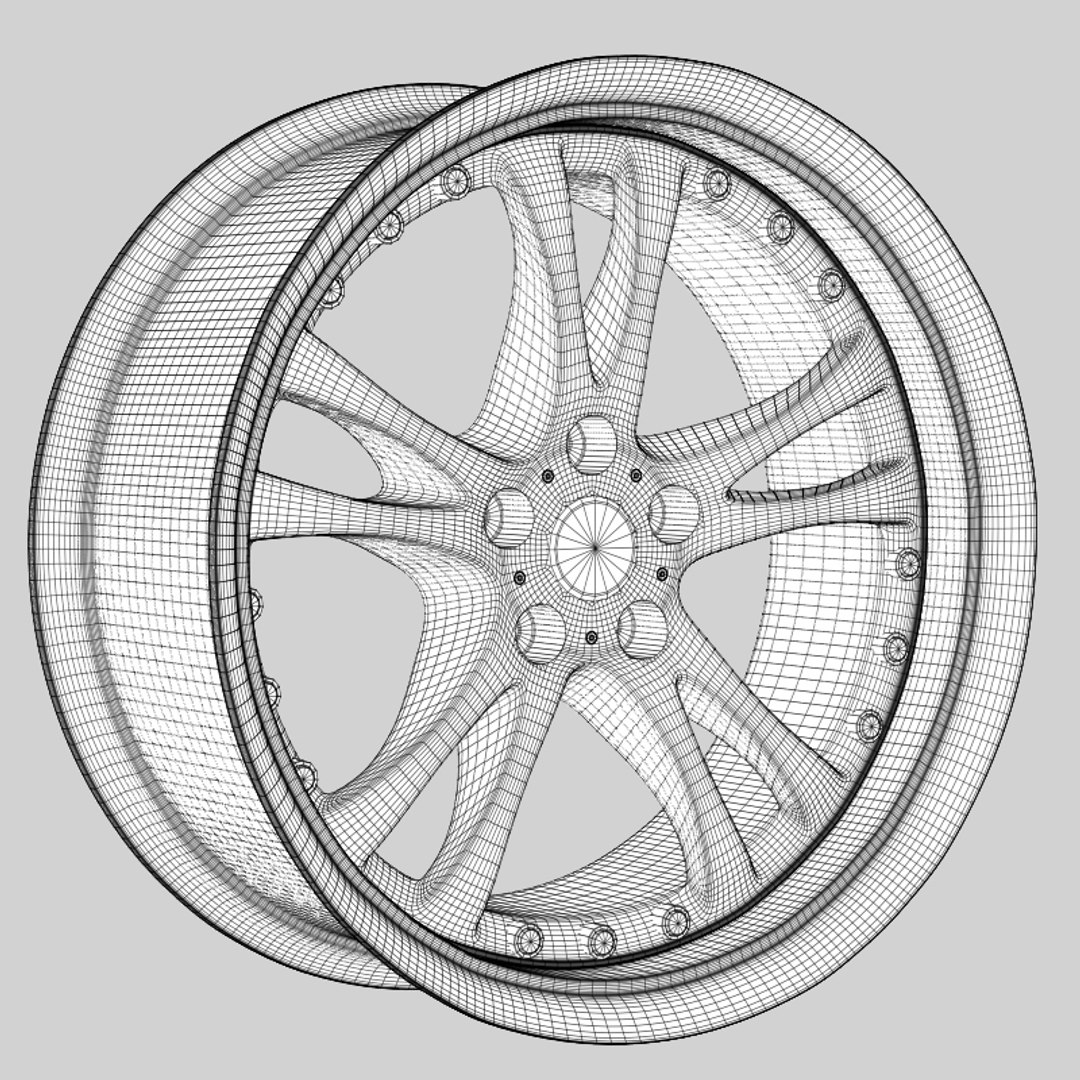 3d Model Falken Torque 5 Wheel