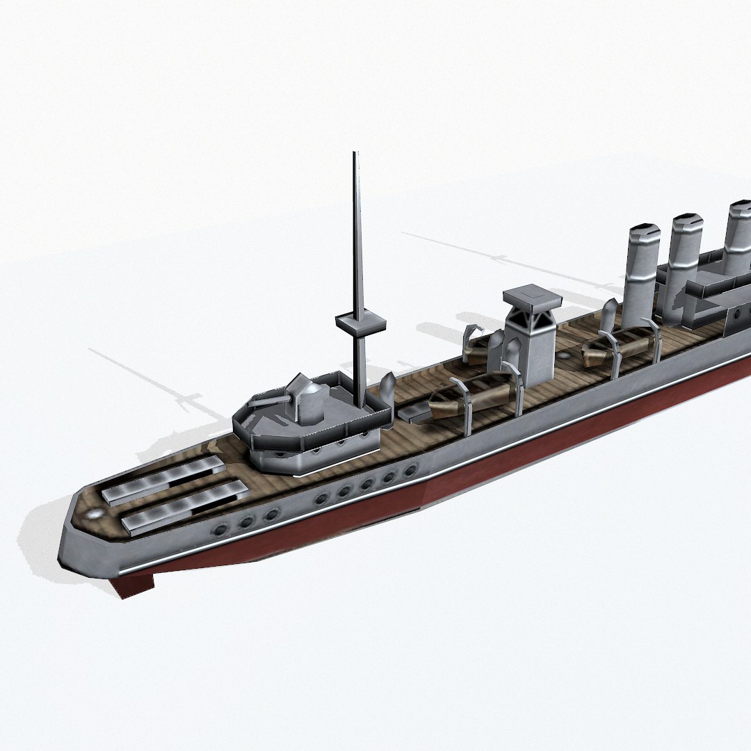 3d Model Wickes-class Destroyers Class