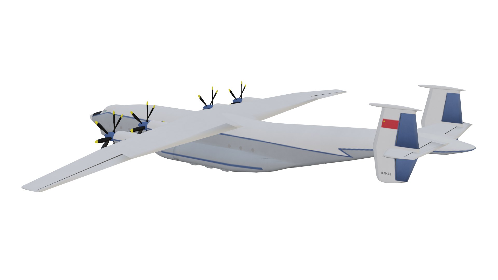 3D Antonov AN 22 Antei - TurboSquid 2341808