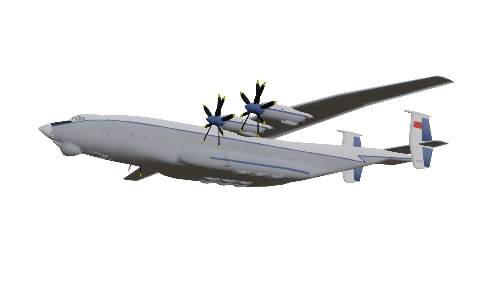 3D Antonov AN 22 Antei - TurboSquid 2341808