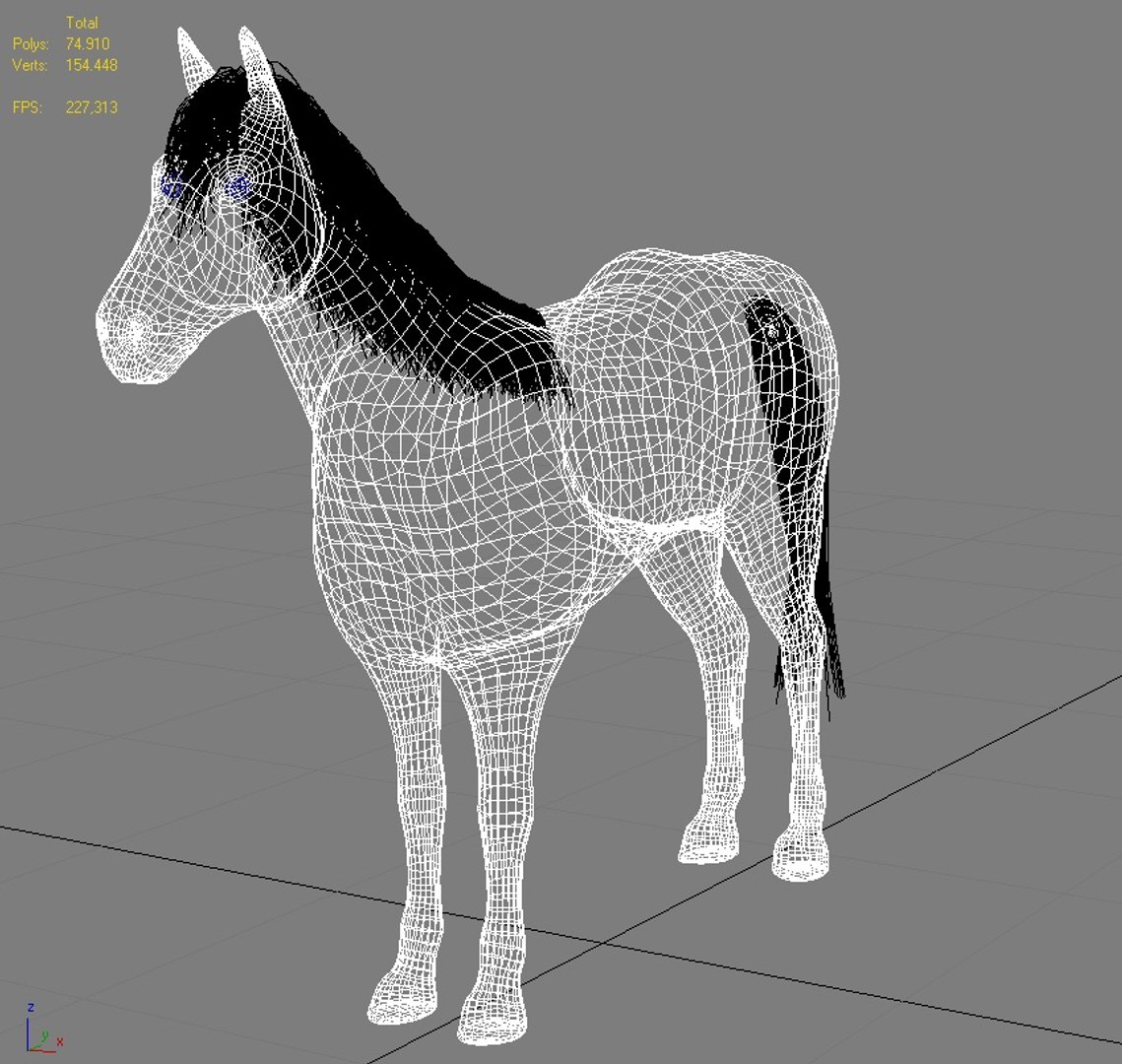 Horse Animation 3d Model