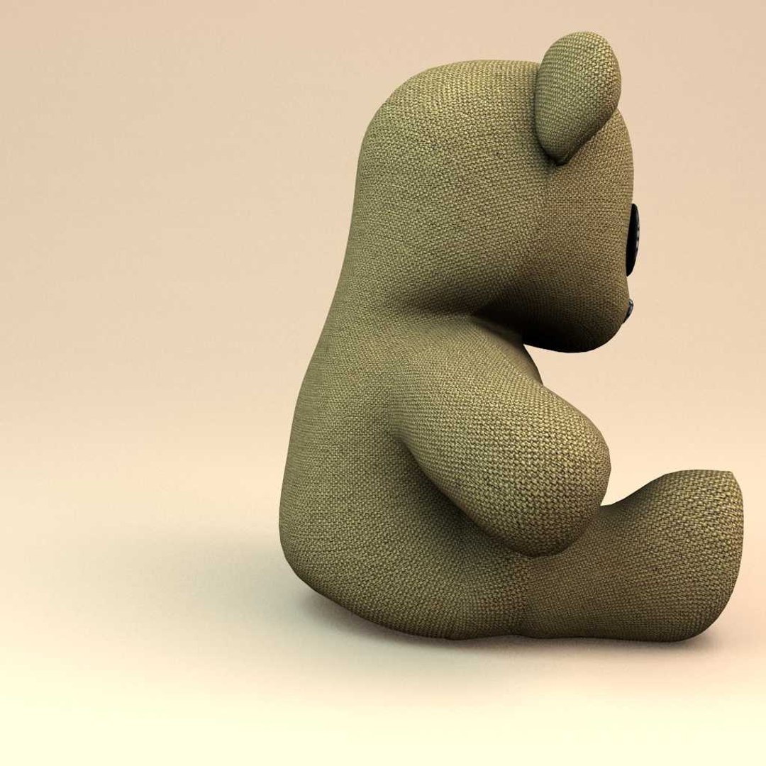 3d Model Teddy Bear Little