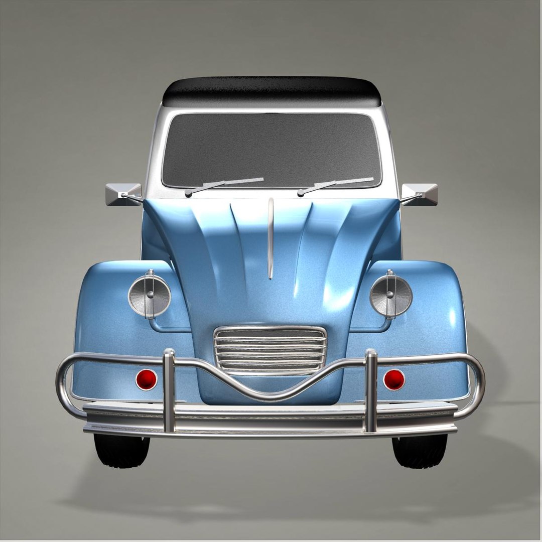 Citroen 3cv 3d Model
