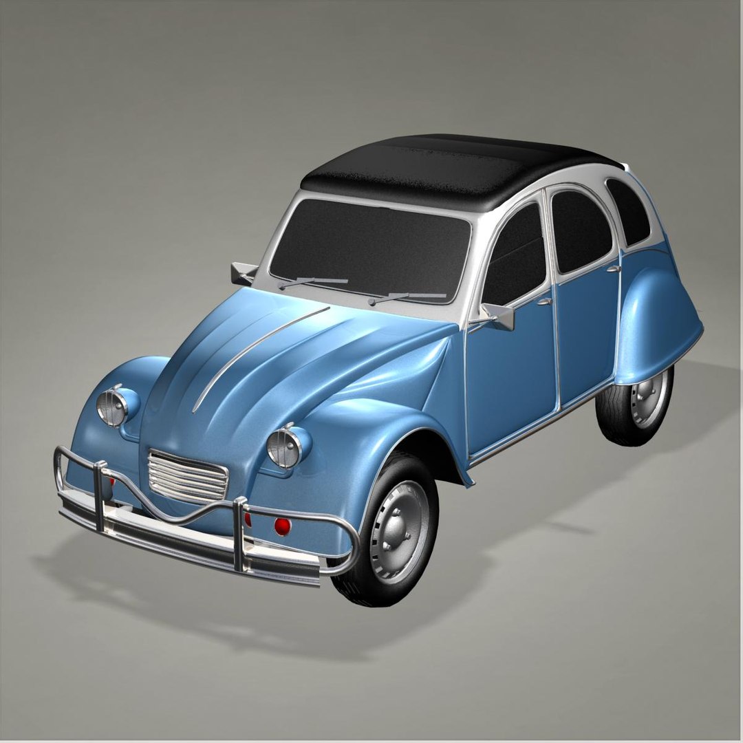 Citroen 3cv 3d Model