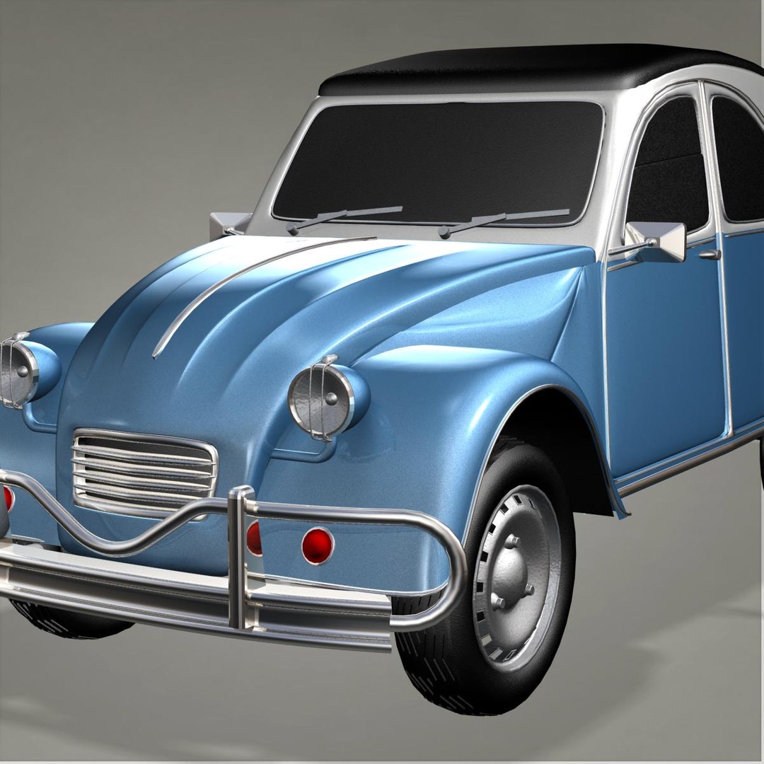 Citroen 3cv 3d Model