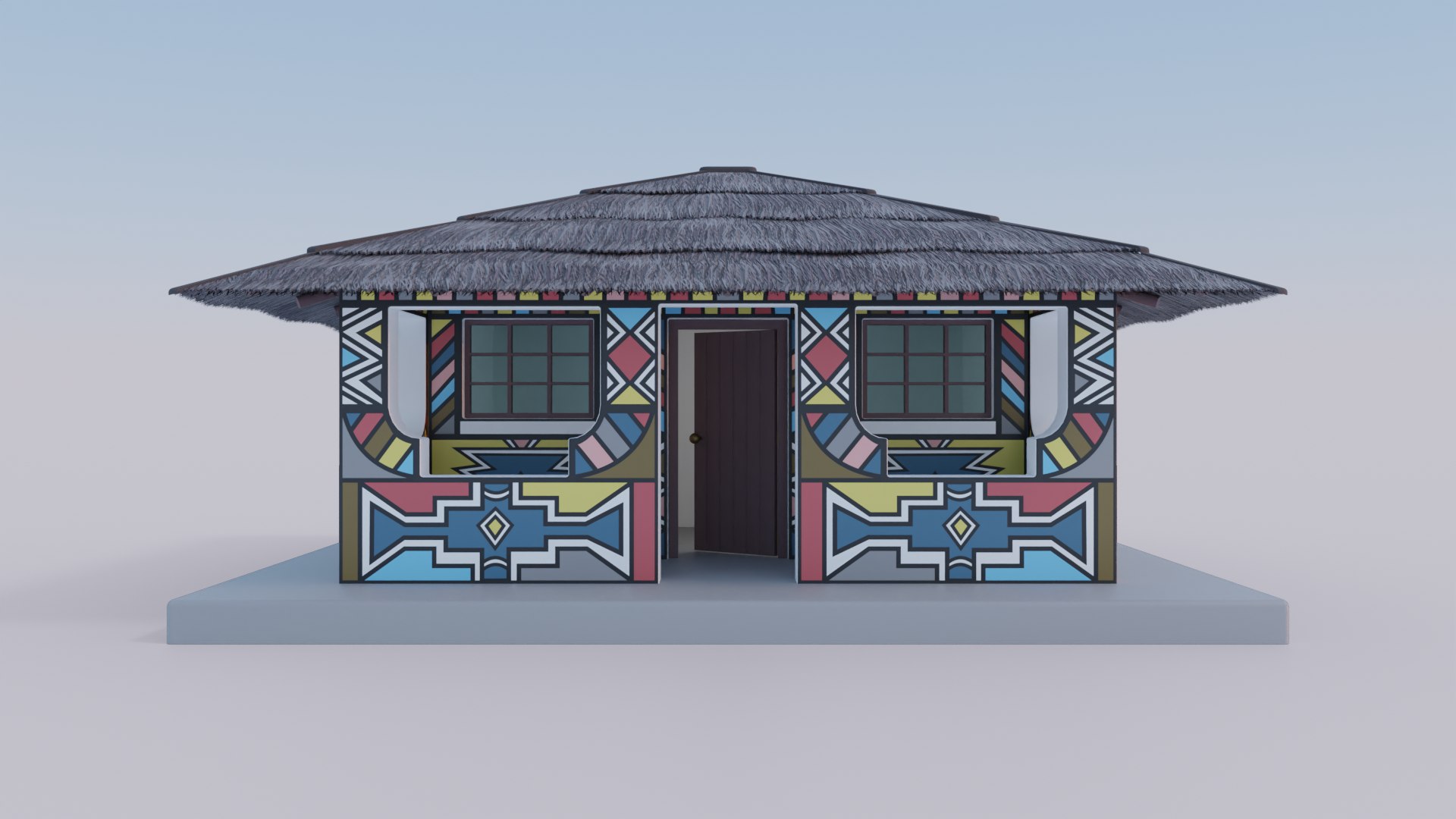 Ndebele Huts