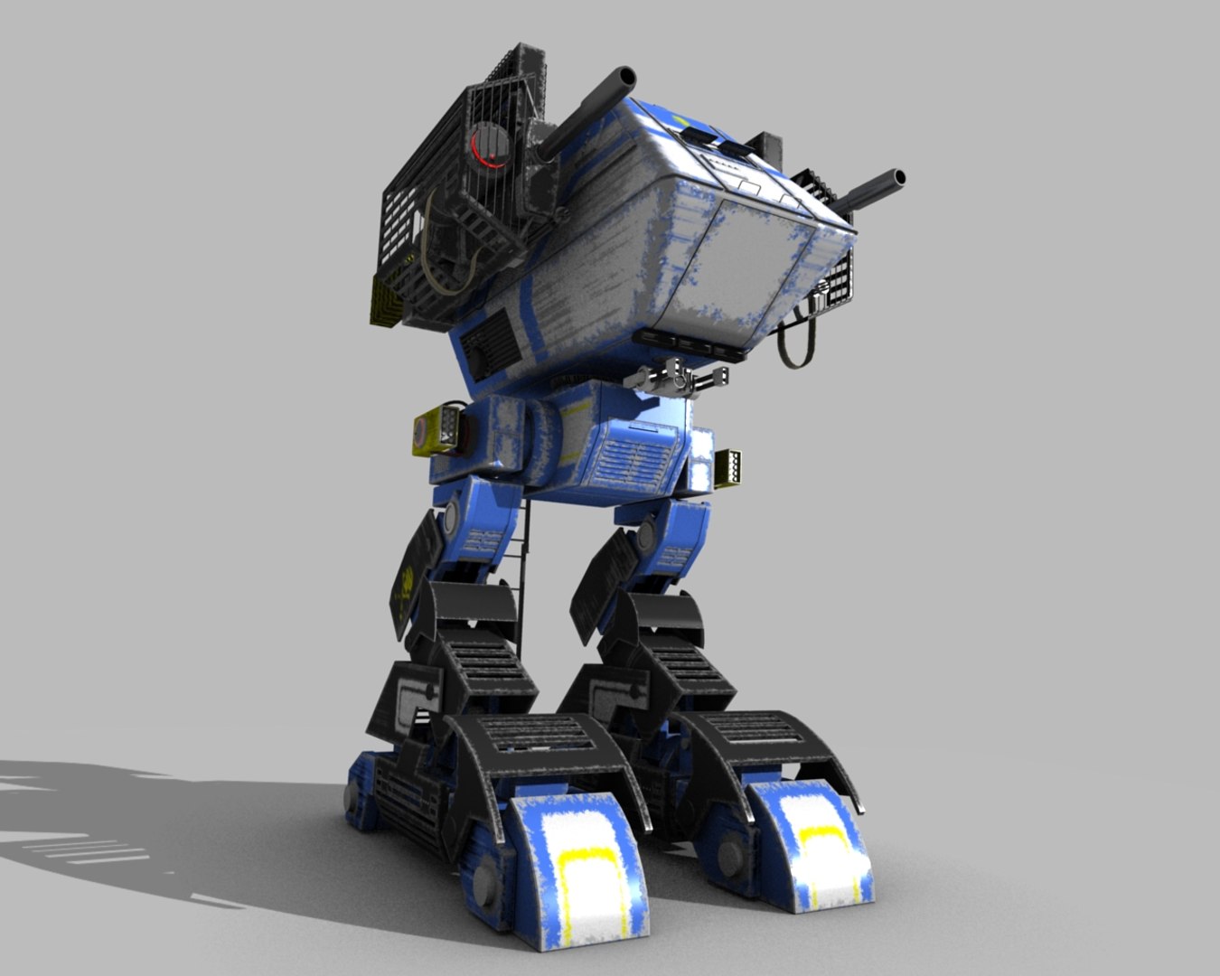 Futuristic Mech 3d Model
