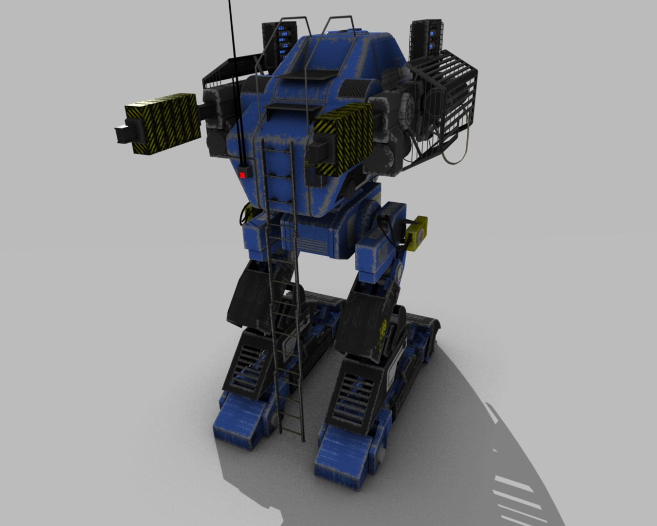 Futuristic Mech 3d Model