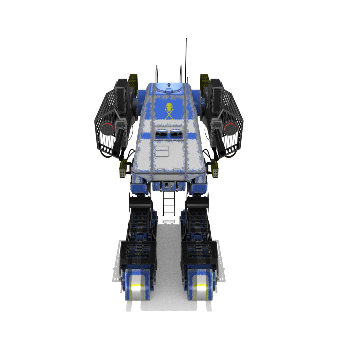 Futuristic Mech 3d Model