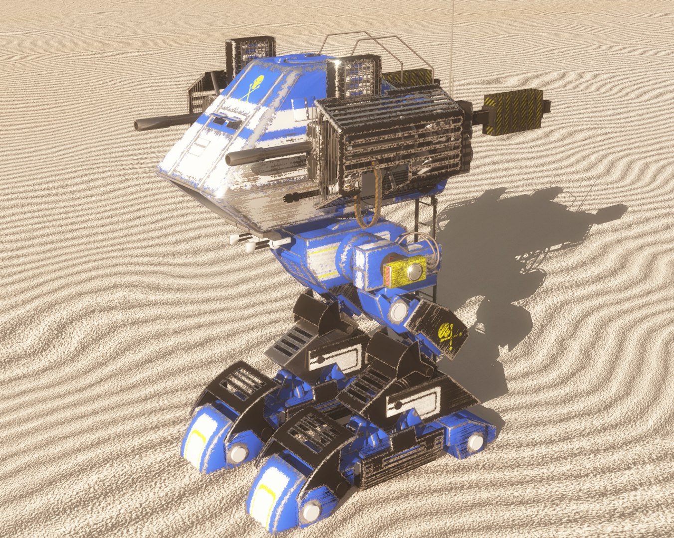 Futuristic Mech 3d Model