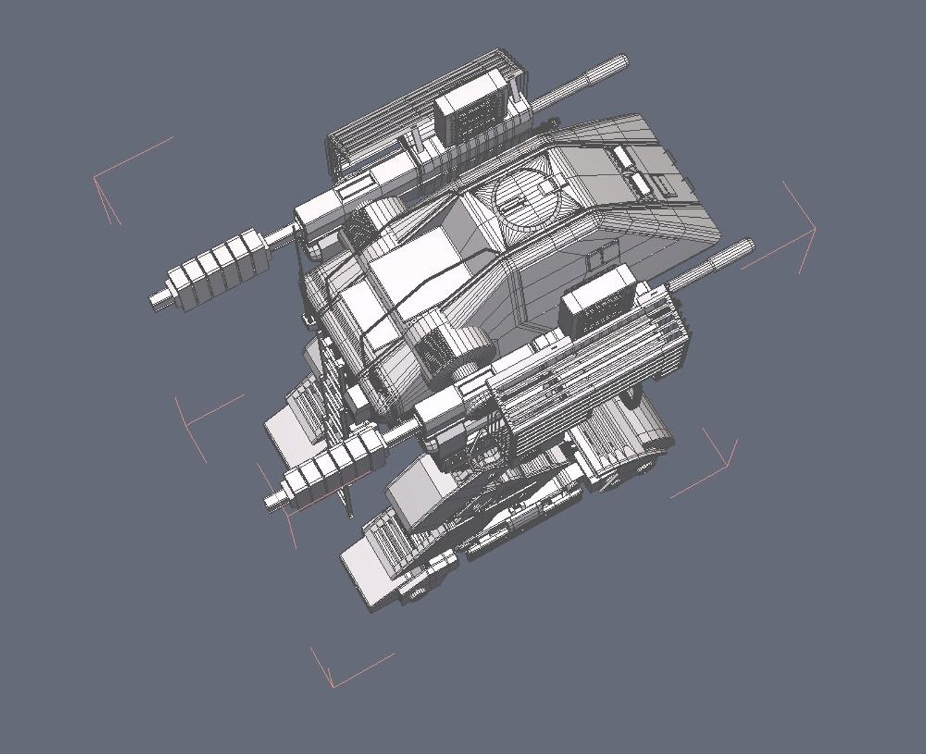 Futuristic Mech 3d Model