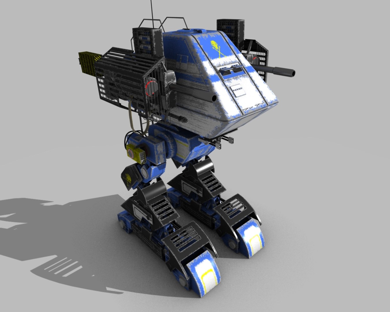 Futuristic Mech 3d Model