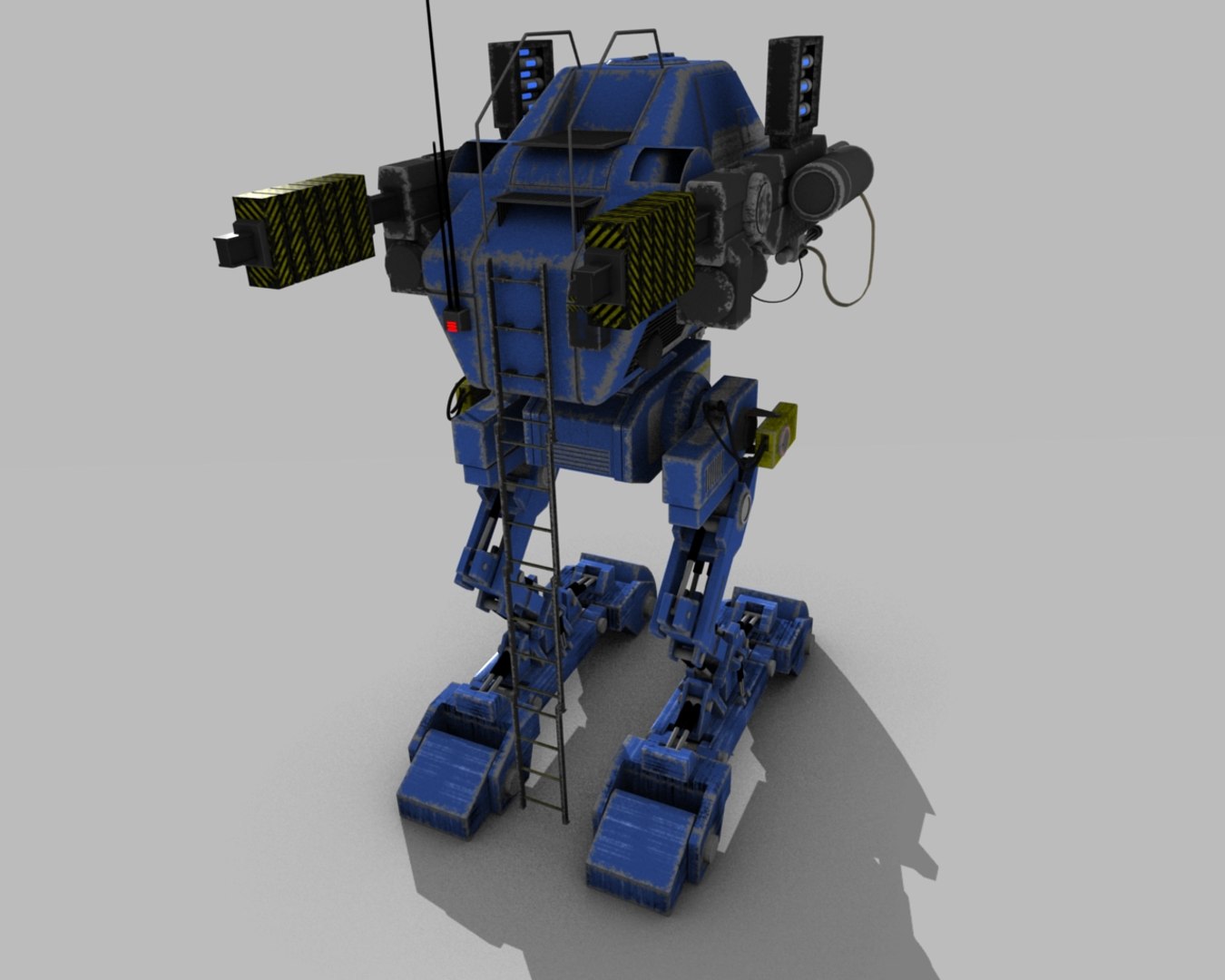 Futuristic Mech 3d Model