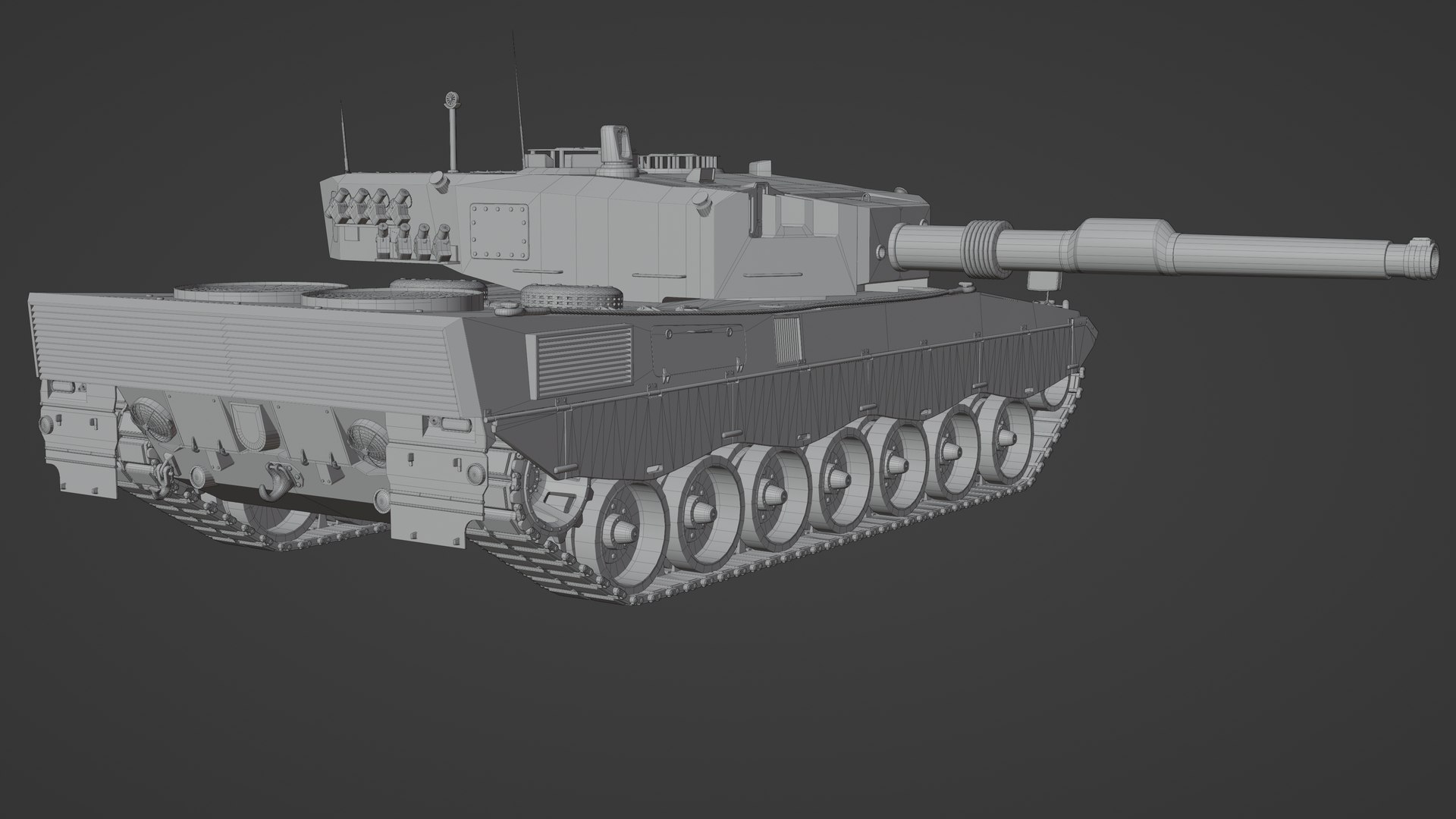 3D Model Leopard 2 - TurboSquid 2106822