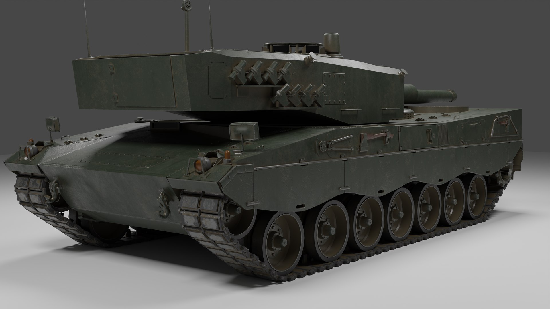 3D Model Leopard 2 - TurboSquid 2106822