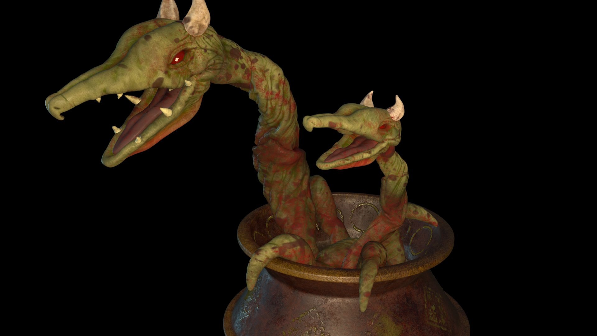 Angry Pot 3D Model - TurboSquid 1860660