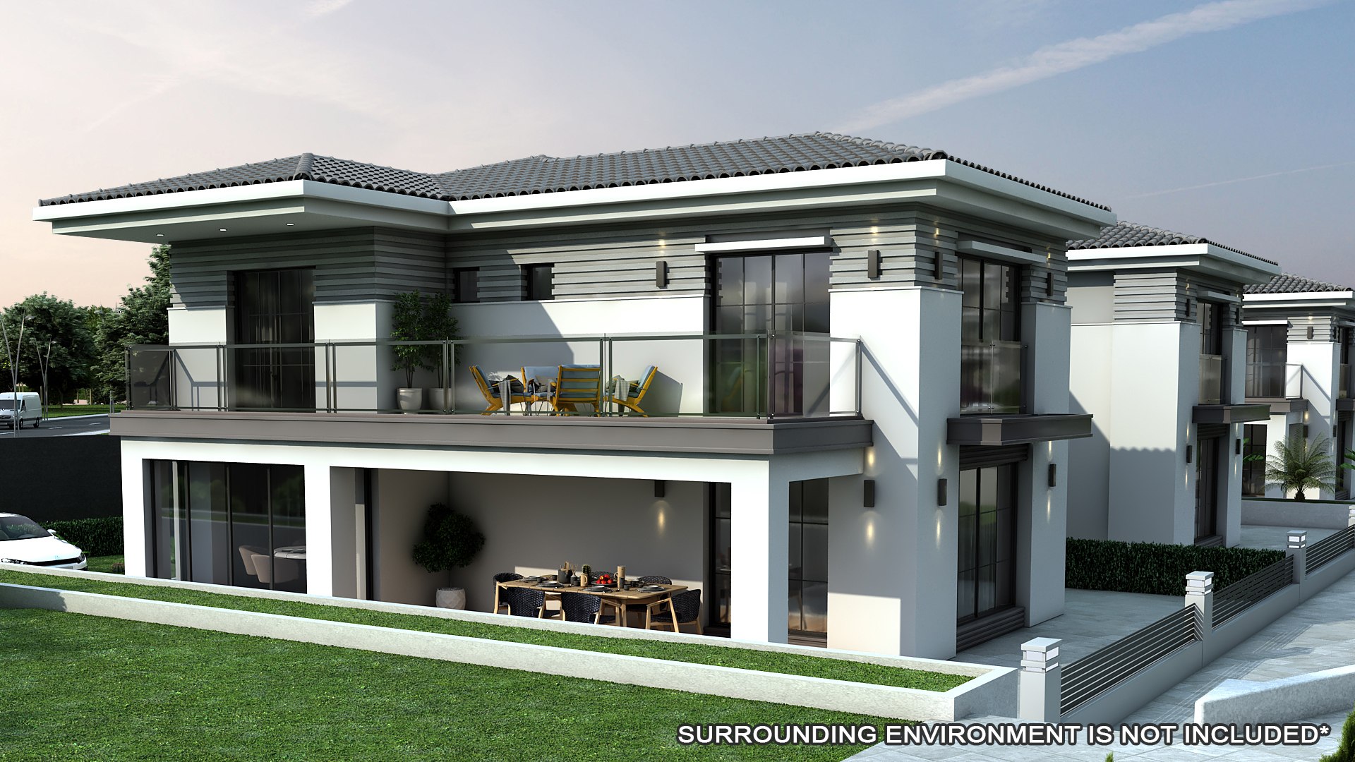 3D Classic Villa 2 - TurboSquid 2130626