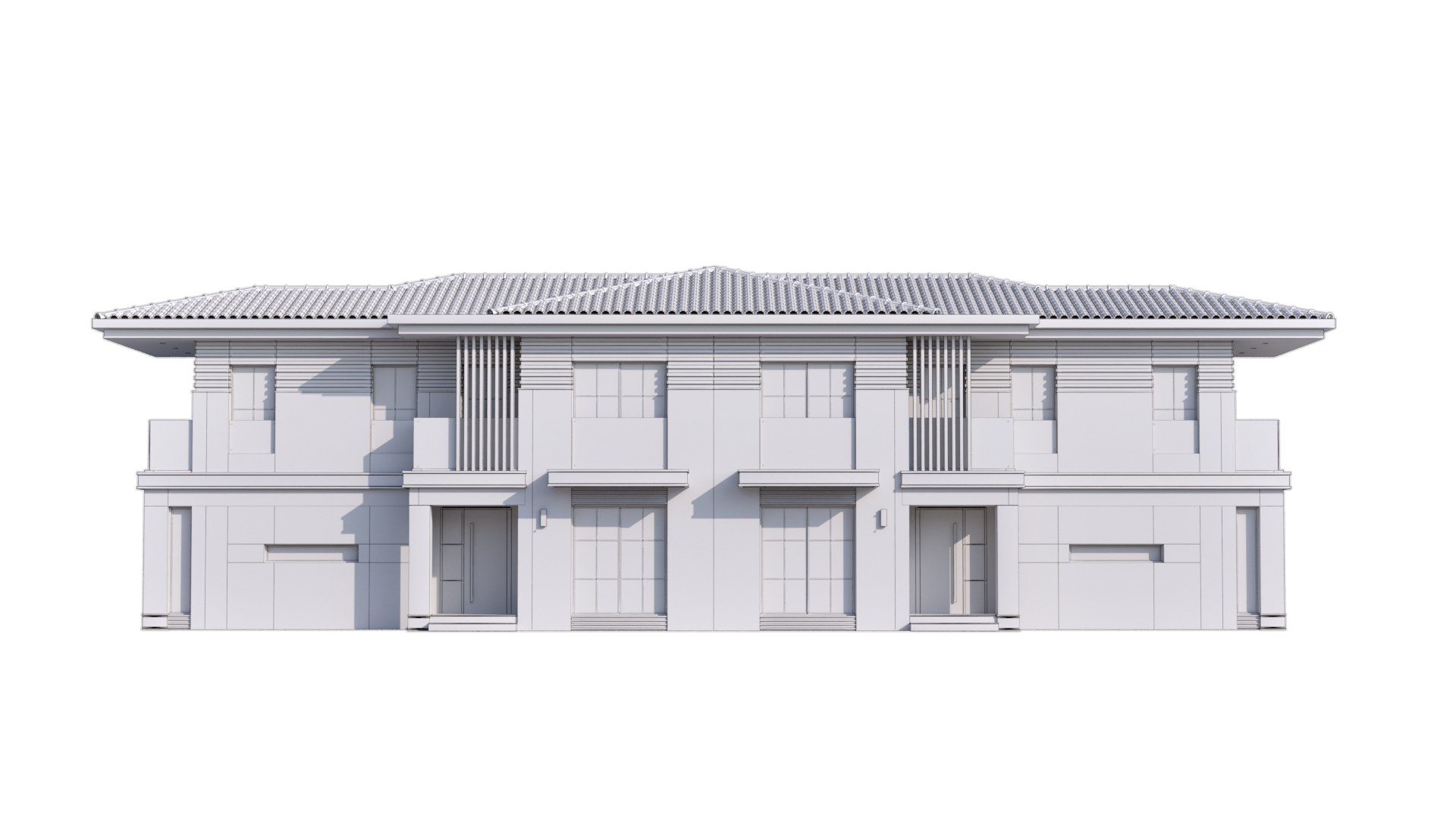 3D Classic Villa 2 - TurboSquid 2130626