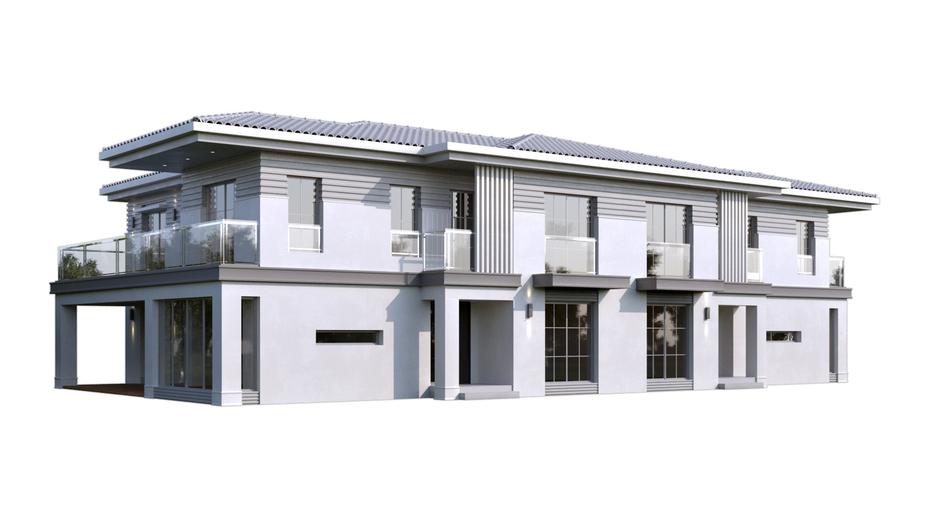 3D Classic Villa 2 - TurboSquid 2130626