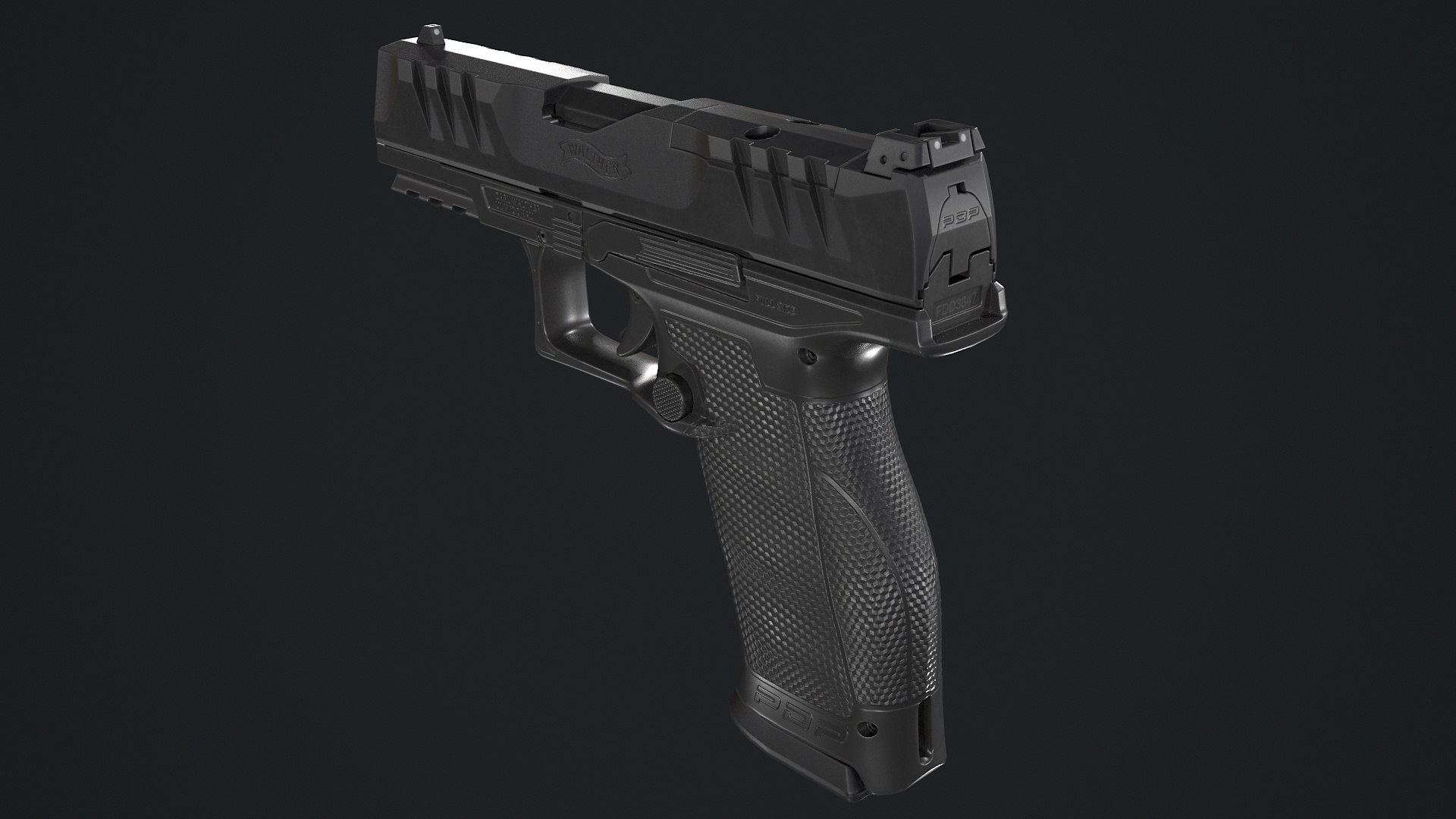 Walther PDP Fullsize 3D Model - TurboSquid 2034285