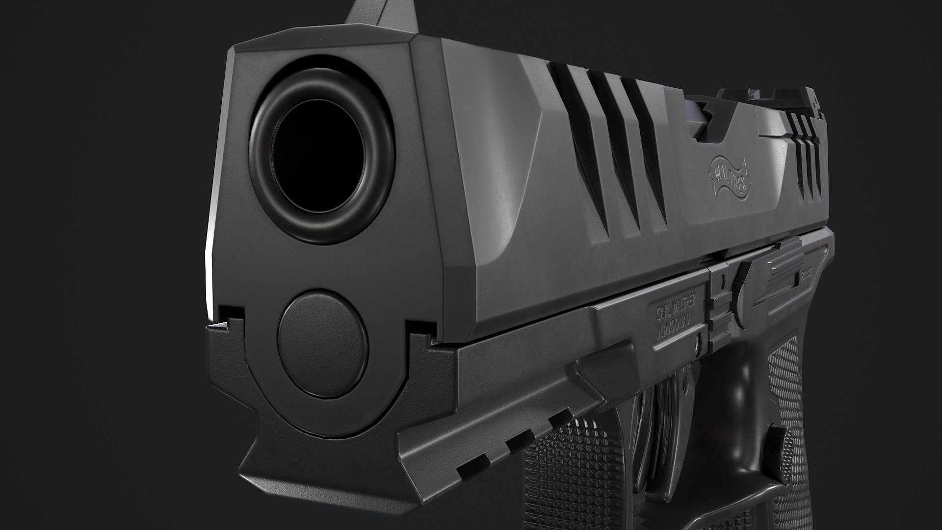 Walther PDP Fullsize 3D Model - TurboSquid 2034285