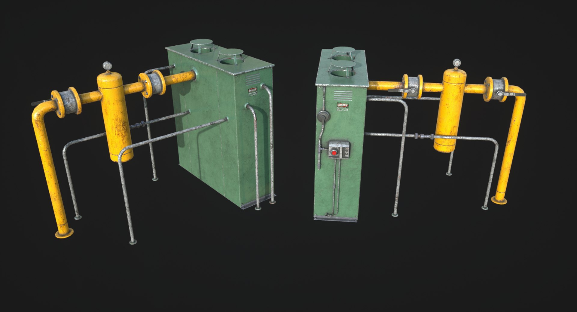 Tube Evaporator 3D Model - TurboSquid 1393472