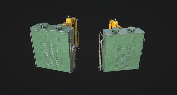 Tube evaporator 3D model - TurboSquid 1393472