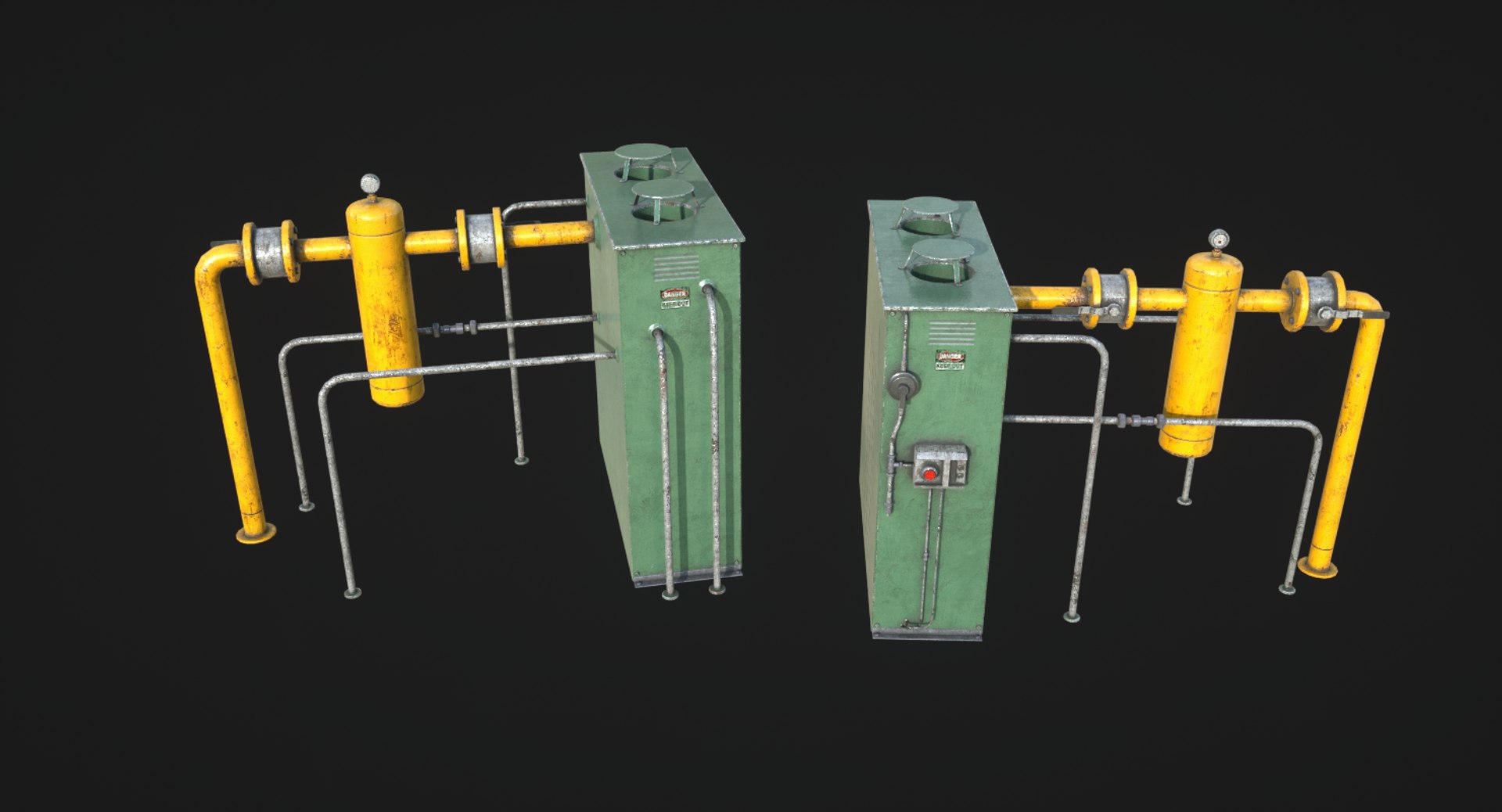 Tube Evaporator 3D Model - TurboSquid 1393472