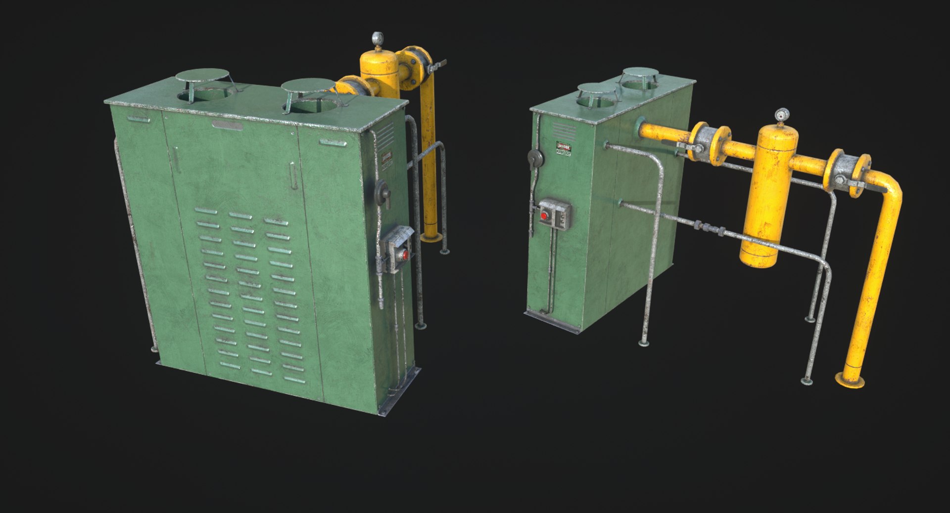 Tube Evaporator 3D Model - TurboSquid 1393472