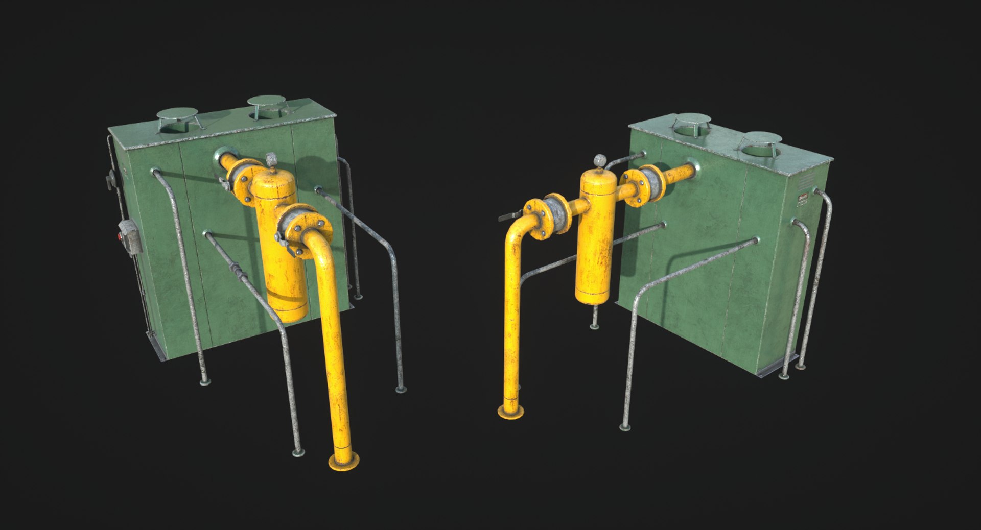 Tube Evaporator 3D Model - TurboSquid 1393472