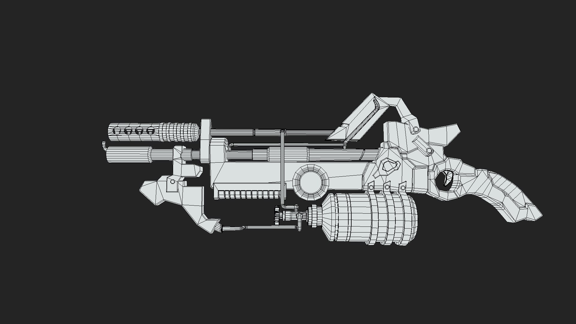 3D Sci-fi Flame Thrower - TurboSquid 1918548