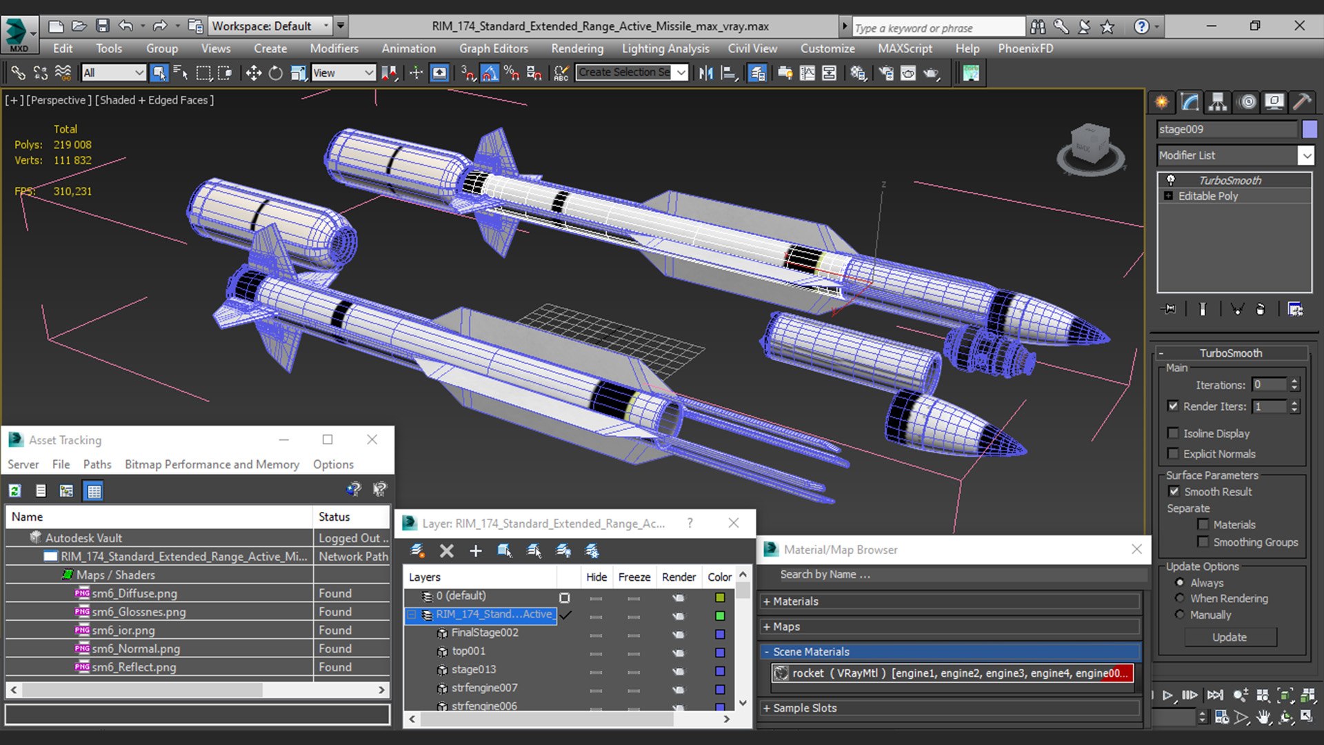 3D model rim 174 standard extended - TurboSquid 1623882
